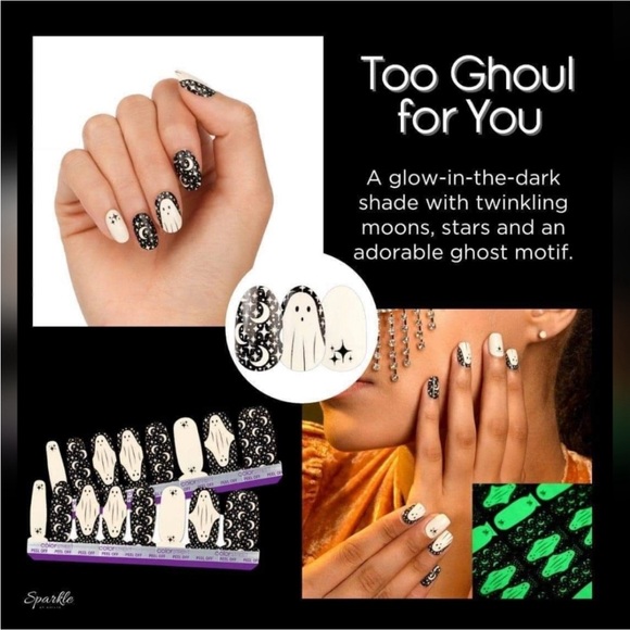 Color Street | Makeup | Color Street Too Ghoul For You Retired Glow In ...